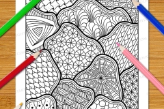 Adventure in Abstract Colouring Book | L.J. Knight Art