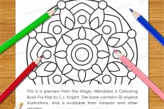 Magic Mandalas 2 Colouring Book for Kids | L.J. Knight Art
