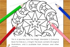 Magic Mandalas 2 Colouring Book for Kids | L.J. Knight Art