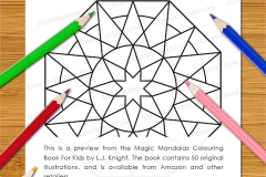 Magic Mandalas Colouring Book For Kids | L.J. Knight Art