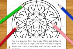 Magic Mandalas Colouring Book For Kids | L.J. Knight Art