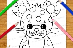 Very Easy Animal Faces Colouring Book for Toddlers and Young Kids | L.J ...